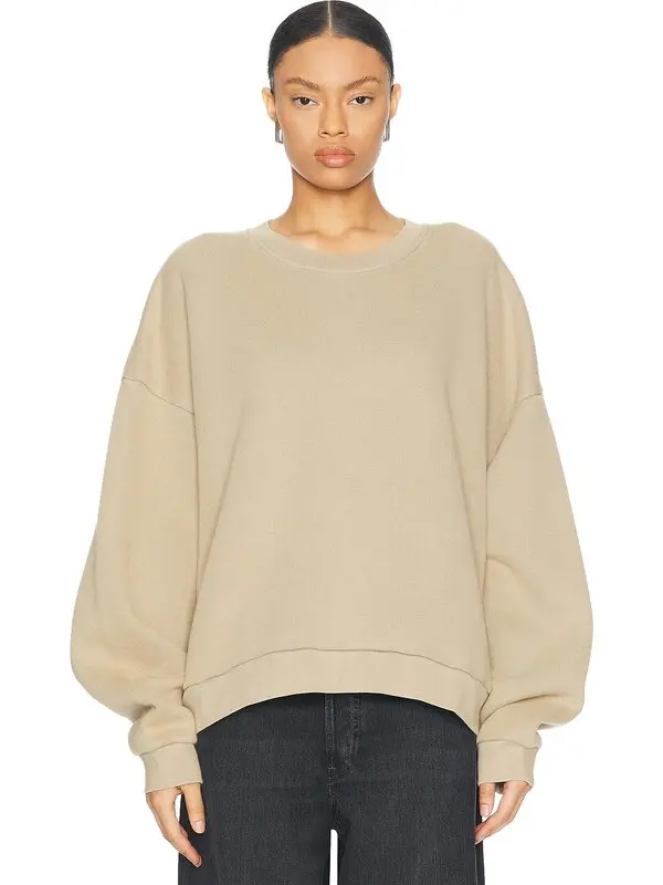 Acne Studios Fester Crewneck Sweater - Concrete Grey