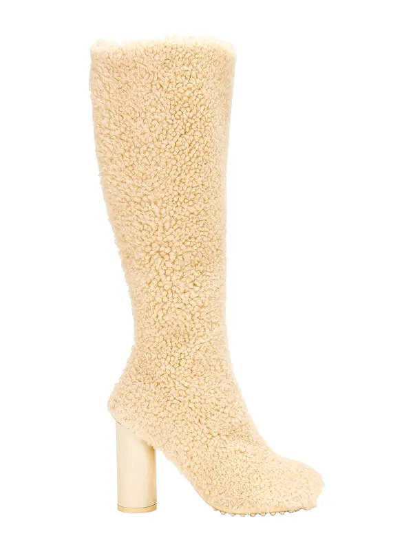 Bottega Veneta Atomic Curly Boots - Beige