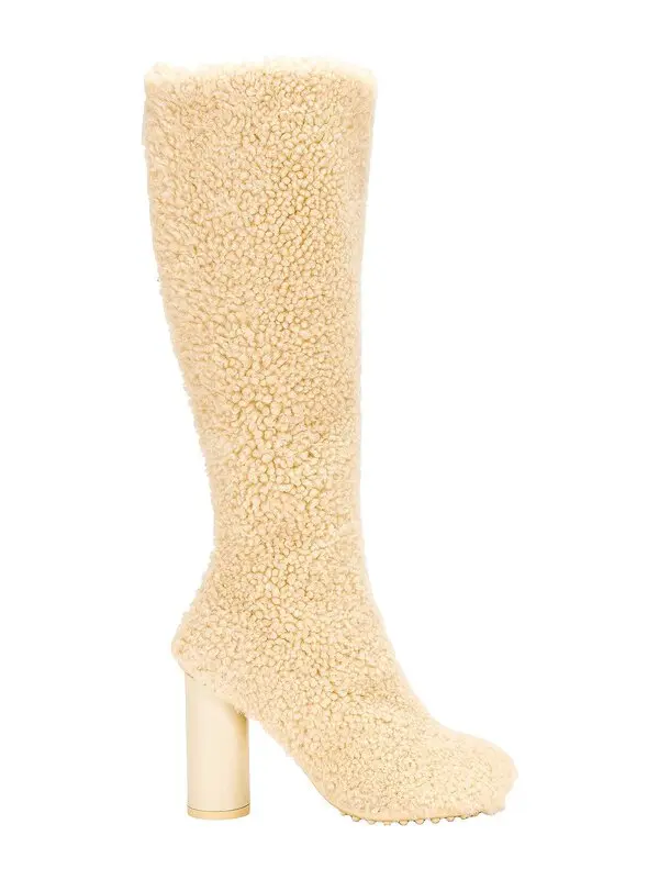 Bottega Veneta Atomic Curly Boots - Beige