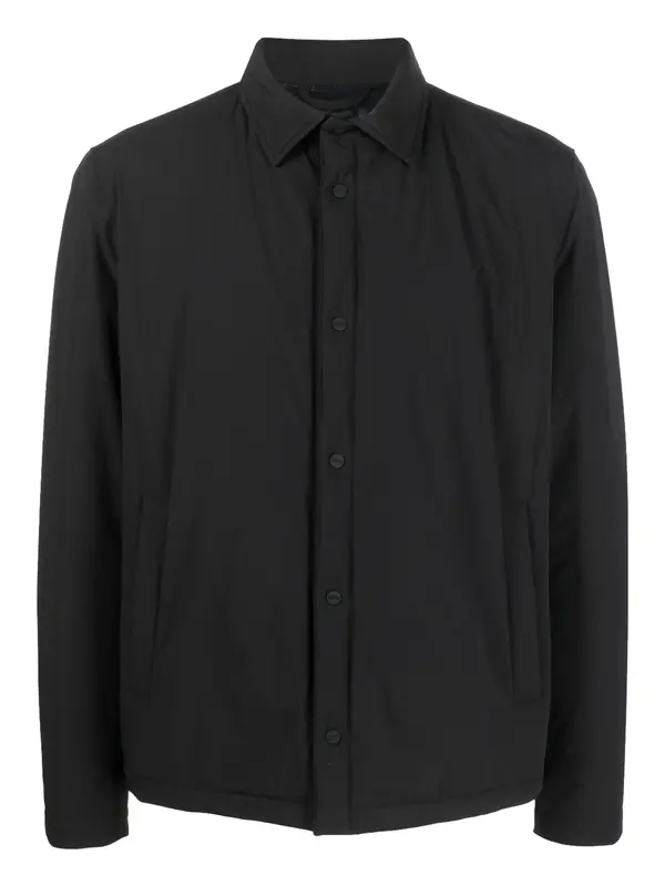 Herno Padded Shirt Jacket - Black