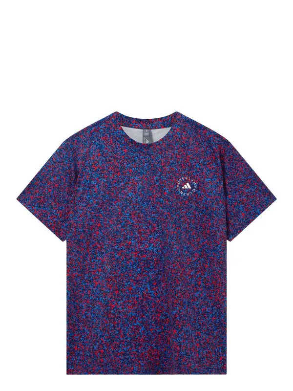 Stella McCartney Truelife Oversized T-shirt - Bahia Blue/active Red/navy