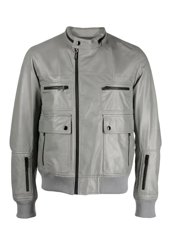 UNDERCOVERISM Zip-up Biker Jacket - Grey