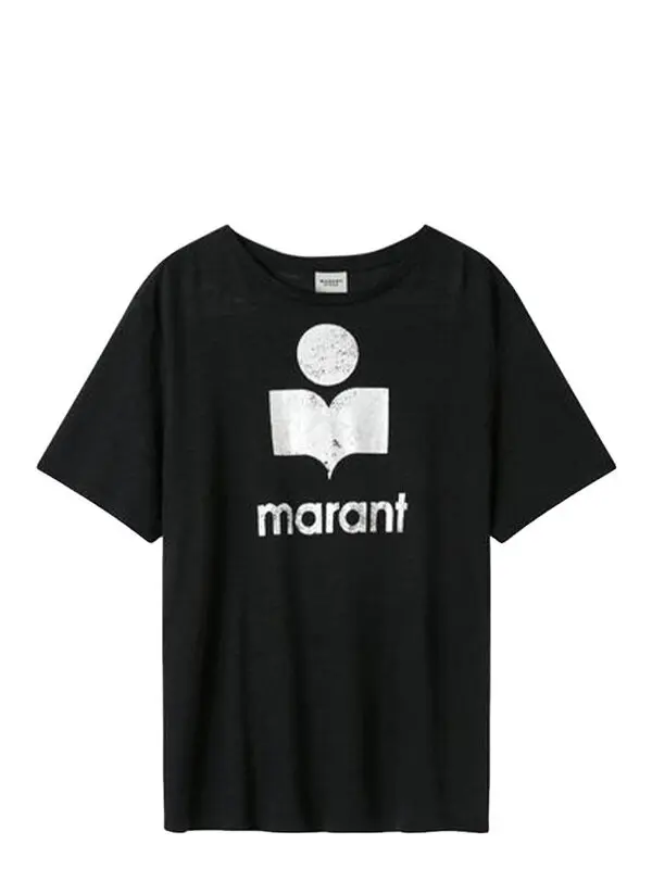 MARANT ETOILE Zewel Logo Tee-shirt - Black