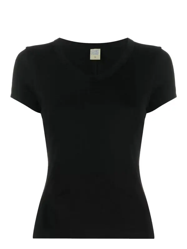 FLORE FLORE Organic Cotton T-shirt - Black