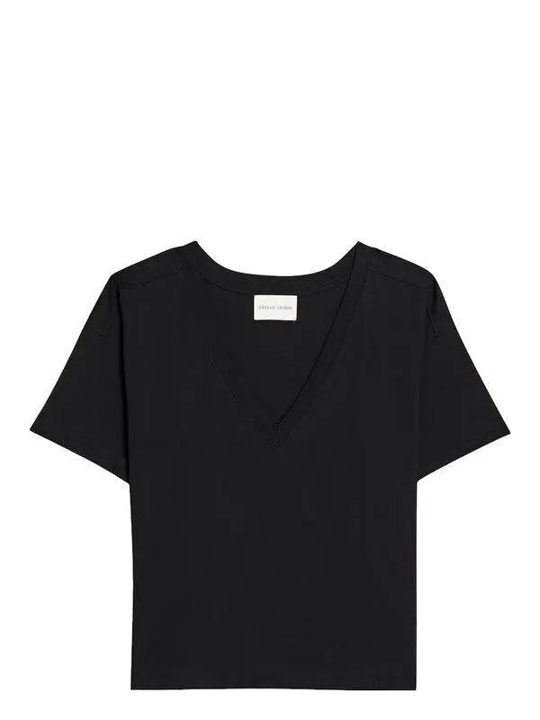 Loulou De Saison Pima Cotton Jersey T-shirt - Black