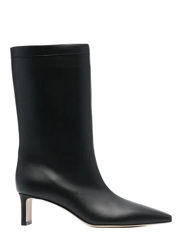 Fabiana Filippi 55mm Pointed-toe Leather Boots - Black