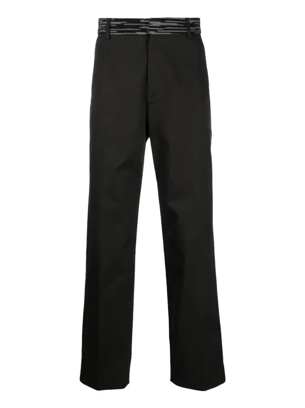 Missoni Straight-leg Chino Trousers - Black