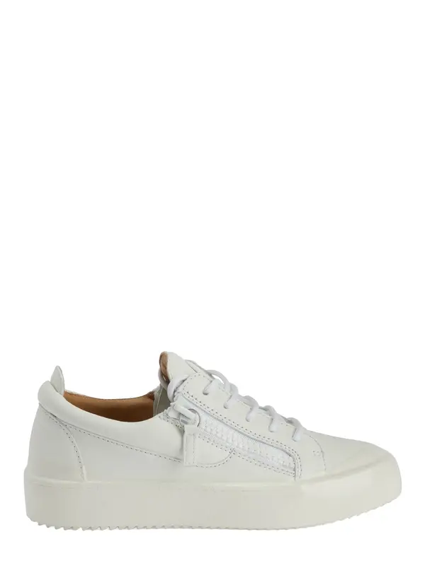 GIUSEPPE ZANOTTI Gail Match Low-top Leather Sneakers - White