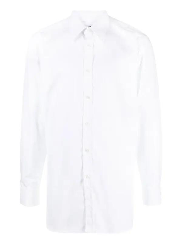 Dunhill Long-sleeves Cotton Shirt - White