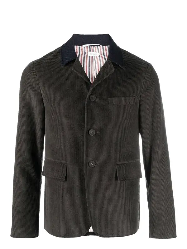 Thom Browne Corduroy Button-down Blazer - Brown