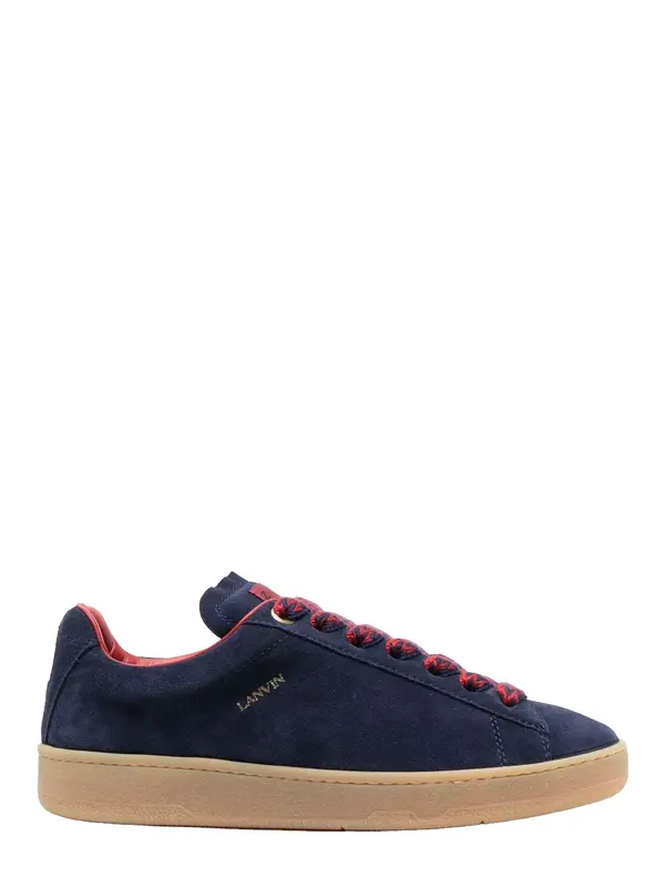 LANVIN Lace-up Low-top Sneakers - Blue