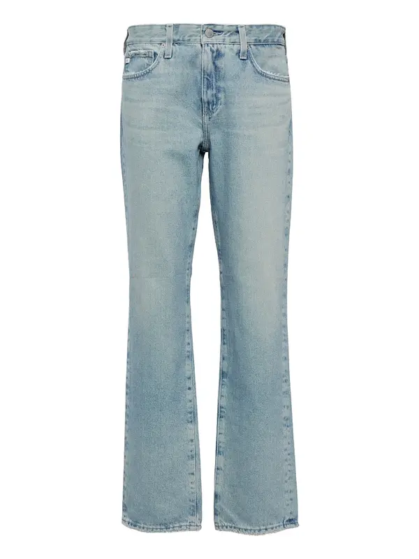 Ag Remy Low-rise Straight Leg Jeans - Blue