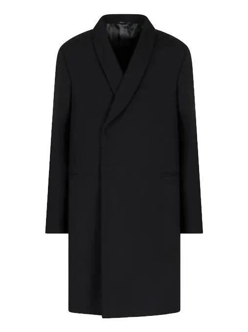 Giorgio Armani Giorgios Cashmere Coat - Black