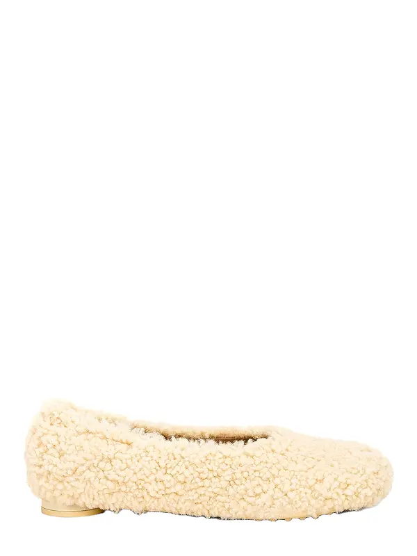 Bottega Veneta Atomic Ballerina Flat - Beige