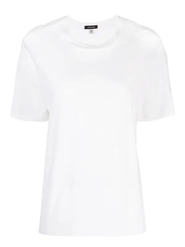 R13 Cotton Crew-neck T-shirt - White