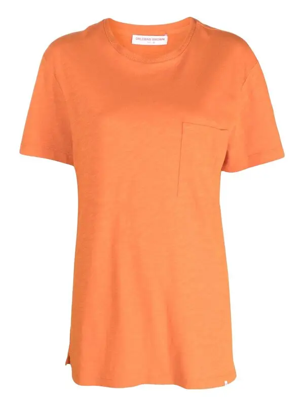 Orlebar Brown Patch-pocket T-shirt - Orange