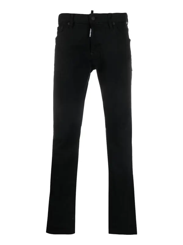 Dsquared2 Low-rise Skinny Trousers - Black