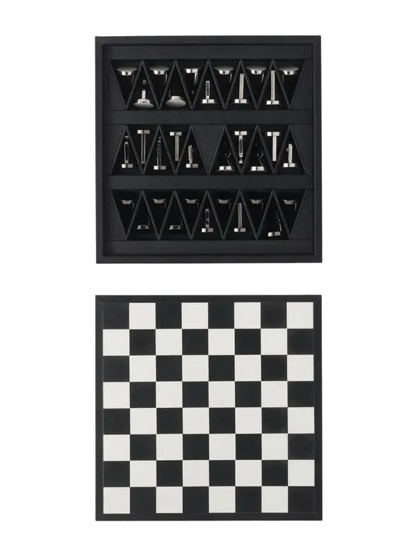 Prada Saffiano Leather Chess Set - Black