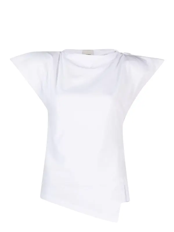 Isabel Marant Sebani Asymmetric T-shirt - White