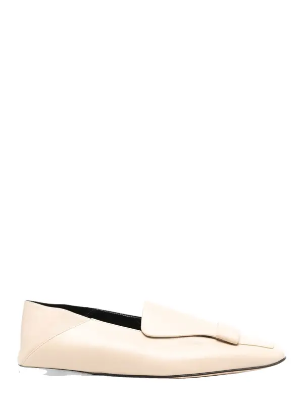 SERGIO ROSSI Sr1 Nappa-leather Loafers - Neutrals
