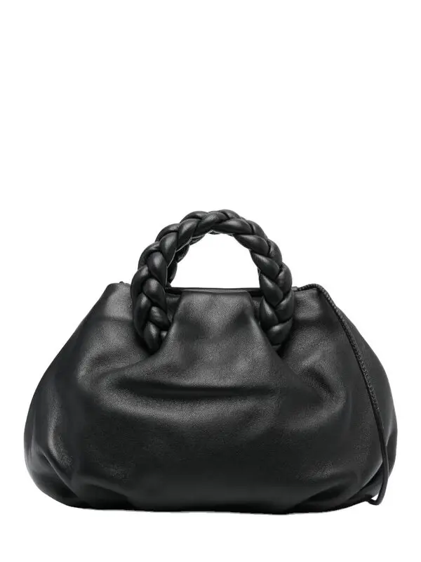 Hereu Small Bombon Leather Tote Bag - Black
