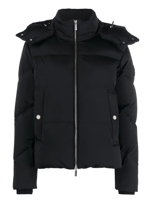 Woolrich Hooded Puffer Jacket - Black