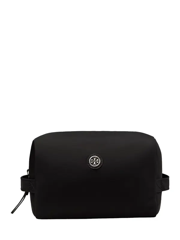 Tory Burch Large Virginia Makeup Bag - Black