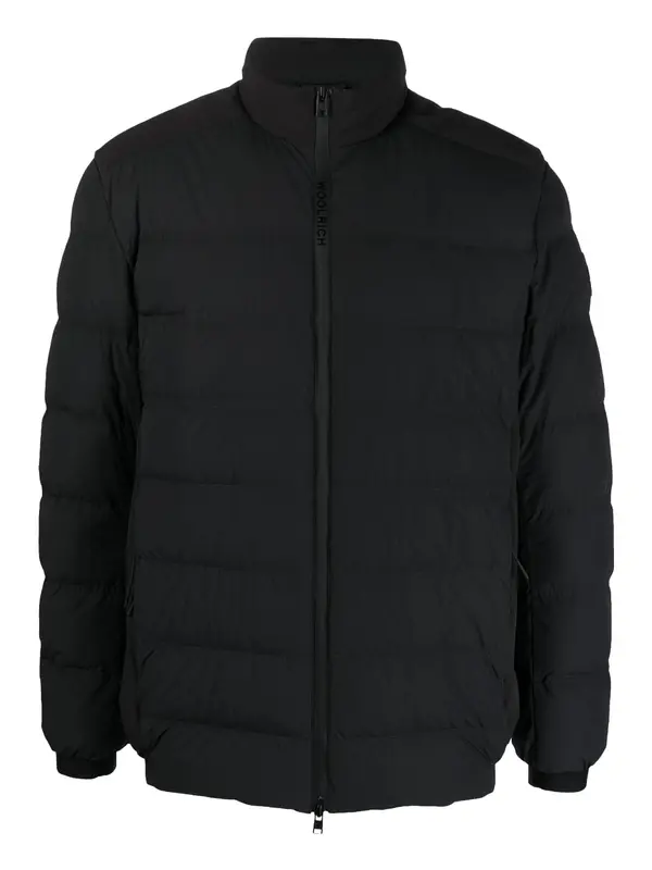 Woolrich Logo-patch Padded Jacket - Black