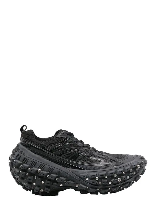 Balenciaga Bouncer Panelled Sneakers - Black