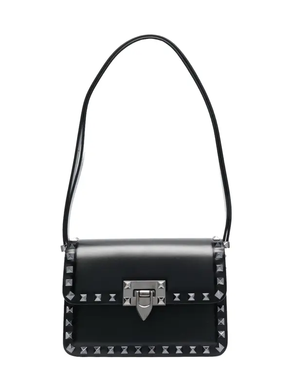 Valentino Garavani Small Rockstud23 Shoulder Bag - Black