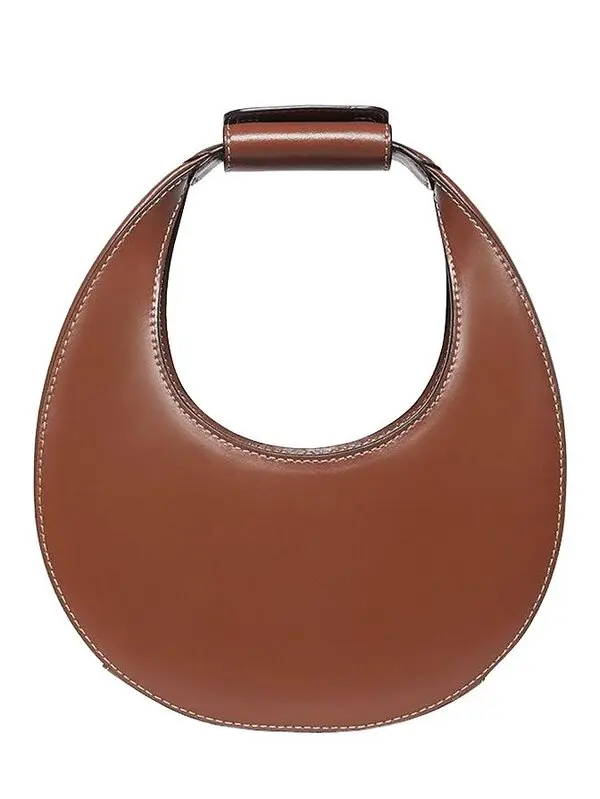 Staud Mini Moon Crescent Bag - Tan