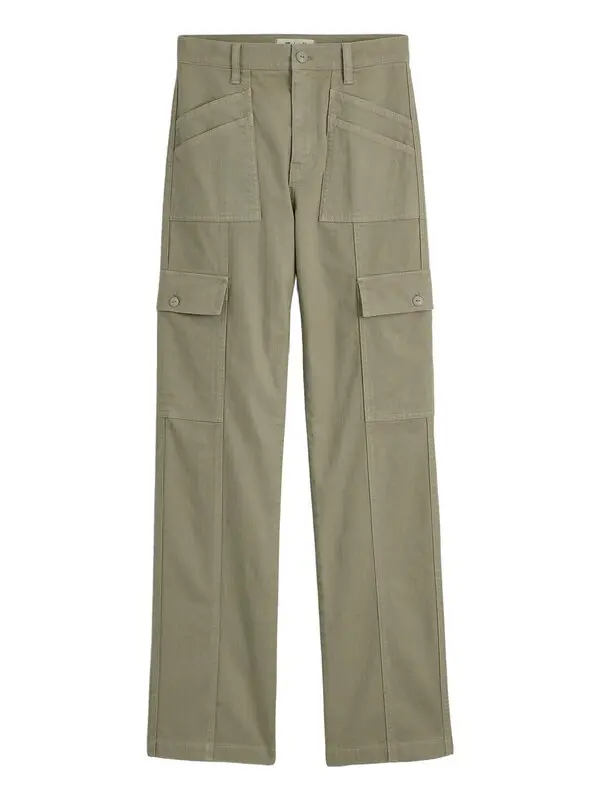 Madewell The Garment-dyed '90s Straight Cargo Pant - Ash Green
