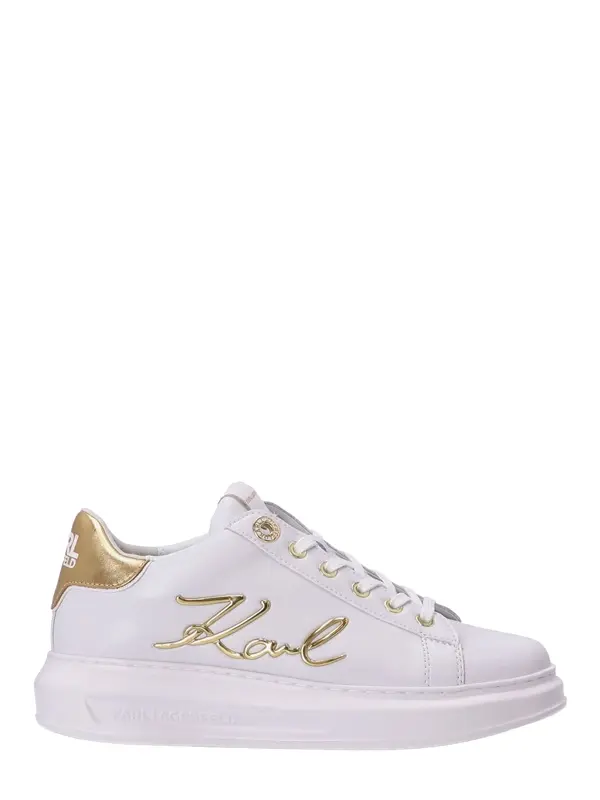 Karl Lagerfeld Kapri Karl Ikonic Low-top Sneakers - White
