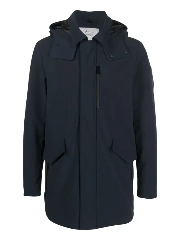Woolrich Hooded Padded Jacket - Blue
