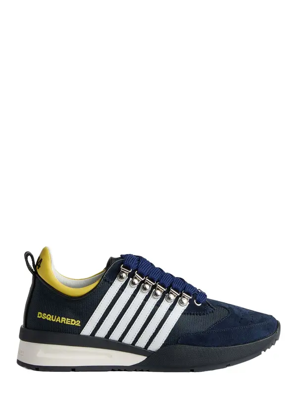 Dsquared2 Striped Low-top Sneakers - Blue