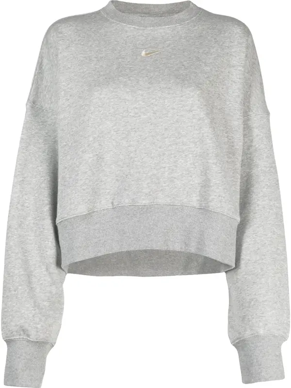 Nike Logo-embroidered Sweatshirt - Grey