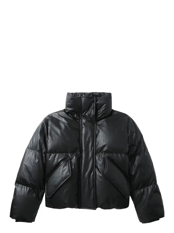 MAISON MARGIELA Numbers-motif Padded Jacket - Black