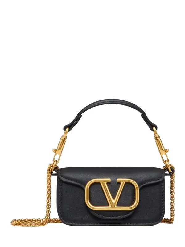 Valentino Garavani Micro Locò Mini Bag - Black