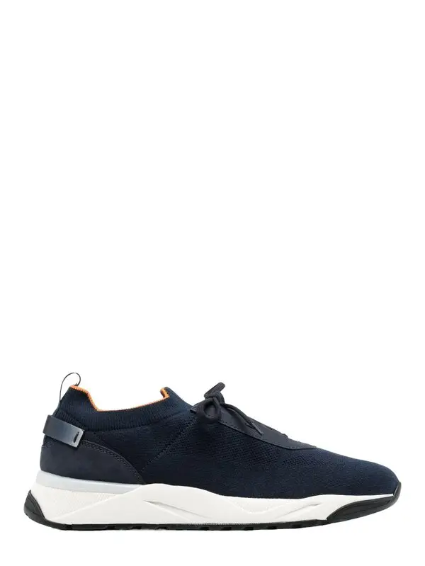 Santoni Sock-style Low-top Sneakers - Blue