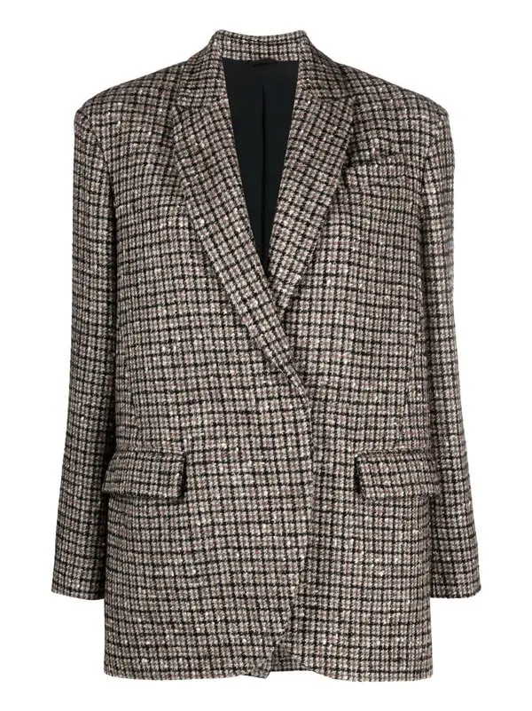 Brunello Cucinelli Single-breasted Button-fastening Blazer - Brown