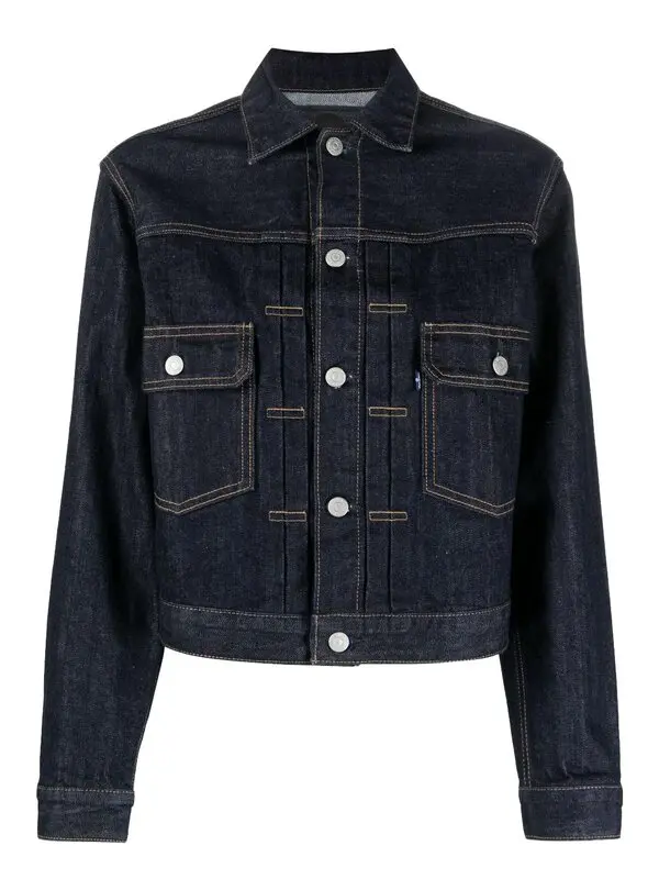 LEVI'S Denim Jacket With Logo Buttons - Blue