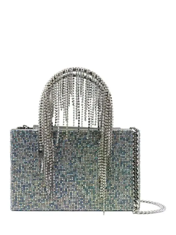 Kara Crystal-embellished Tote Bag - Silver
