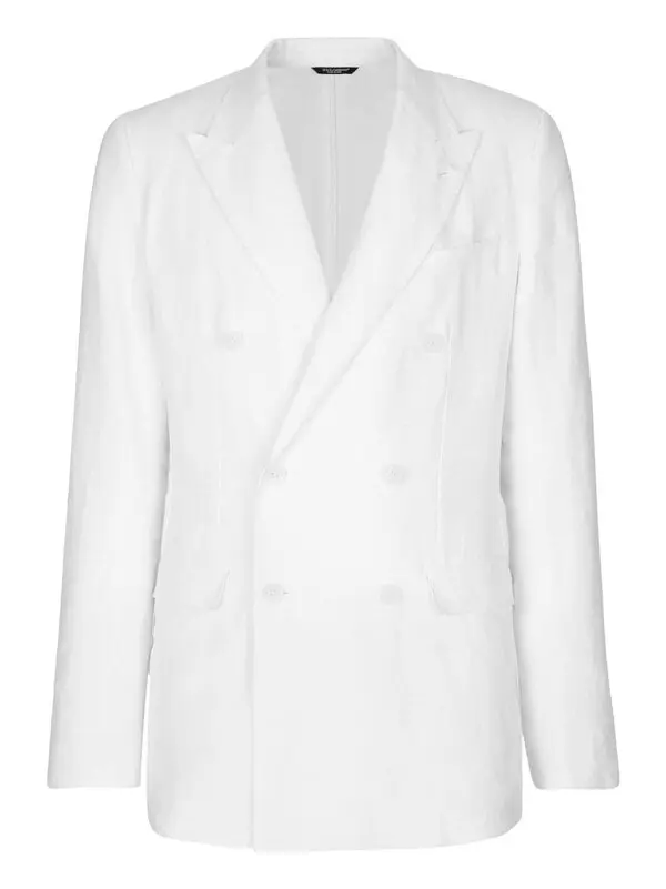 Dolce & Gabbana Double-breasted Suit Jacket - White