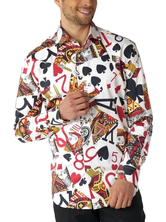 Opposuits King Of Clubs Button-up Shirt - Miscellaneous