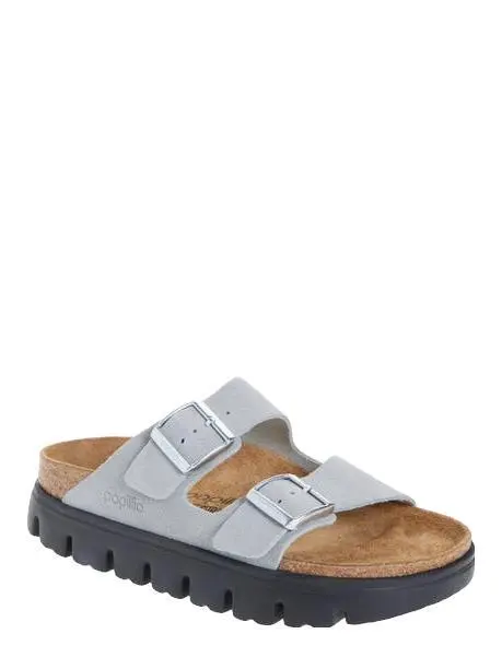 BIRKENSTOCK Papillio Arizona Chunky Sandals - Pure Sage Suede