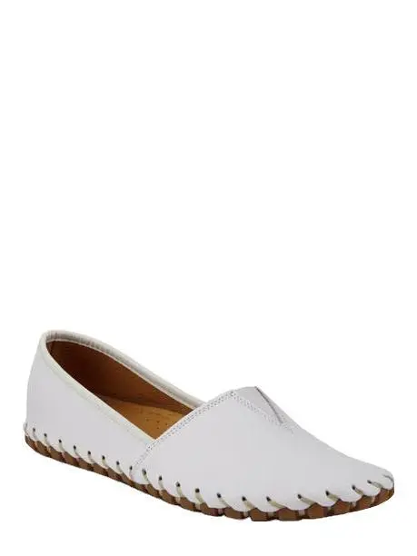 SPRING STEP SHOES Kathaleta Flat - White