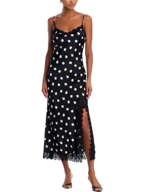 Cara Cara Granada Midi Dress - Spot Black Egret