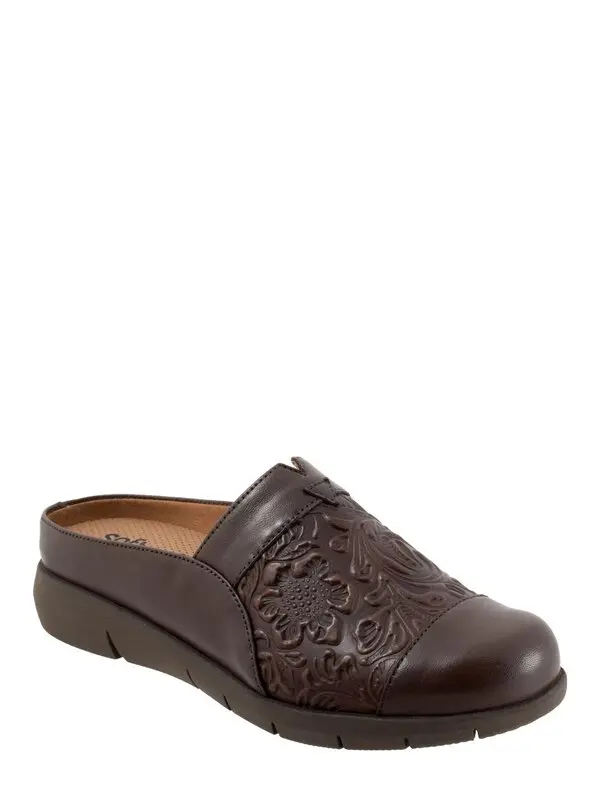 Softwalk San Marcos Tooling Mule - Brown