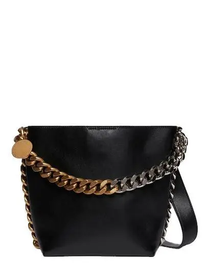 Stella McCartney Frayme Bucket Bag - Black