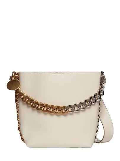 Stella McCartney Frayme Bucket Bag - White